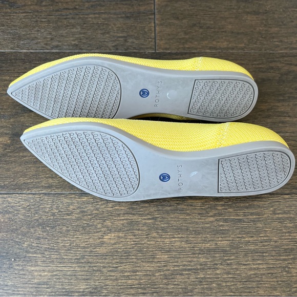 Rothy's | Shoes | Rothys Sunshine Yellow Pointed Flats | Poshmark